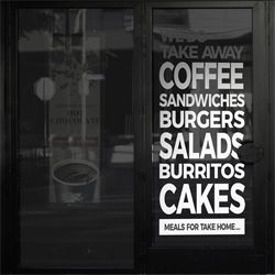 Custom Storefront Window Decal – Transparent, Frosted or Opaque ...